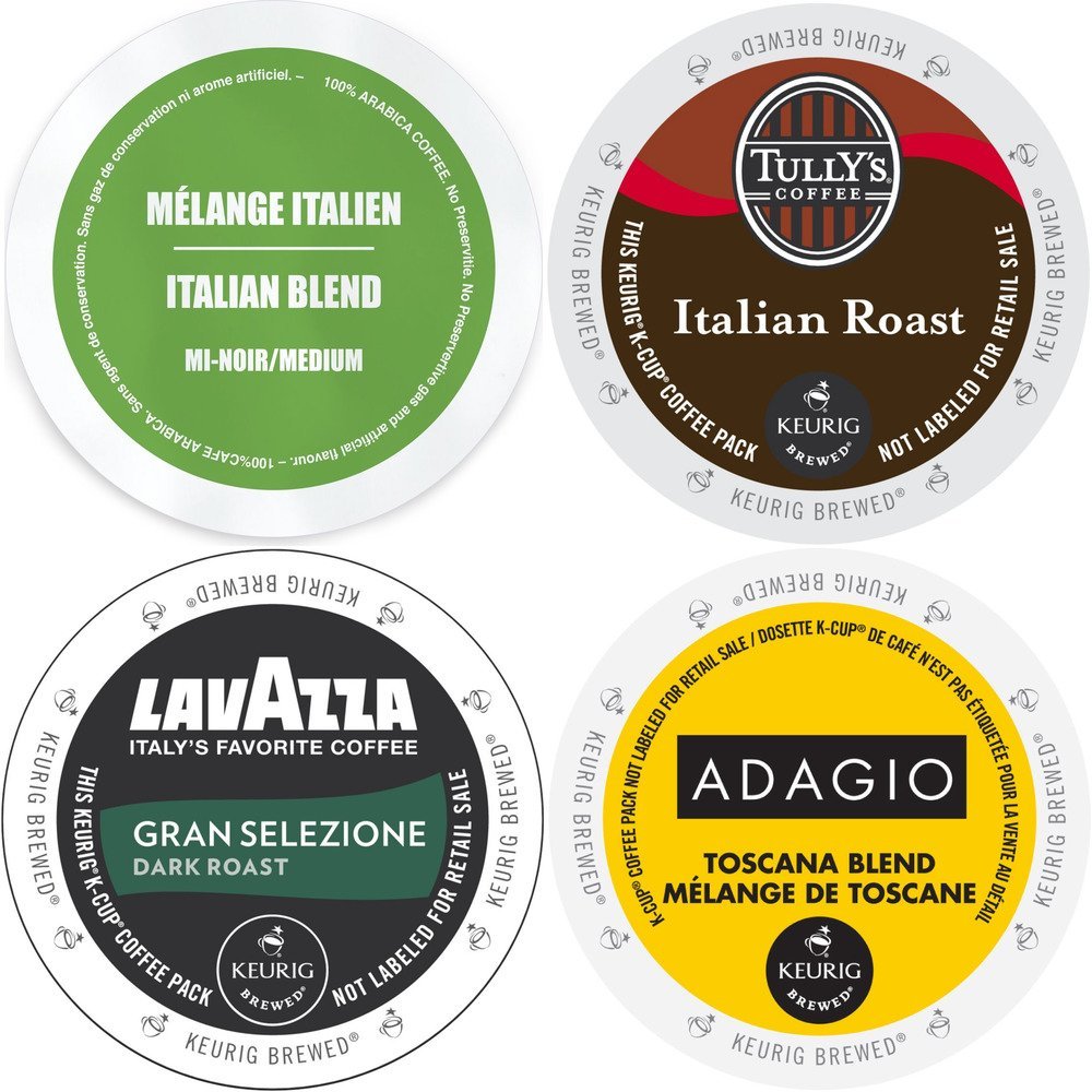Italian Roast K-Cup Coffee 96 Count Variety Pack - Barista Prima ...