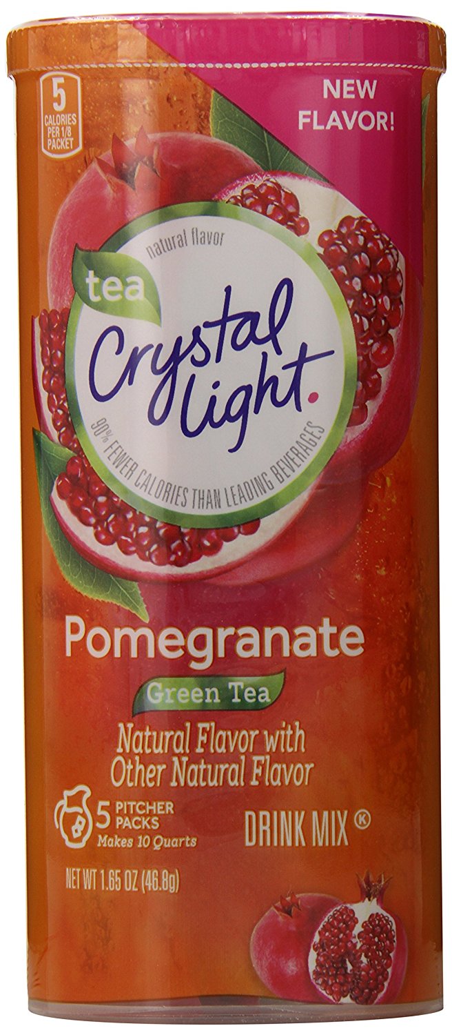 Crystal Light Crystal Light Pomegranate Green Tea Drink Mix, 1.65 Ounce ...
