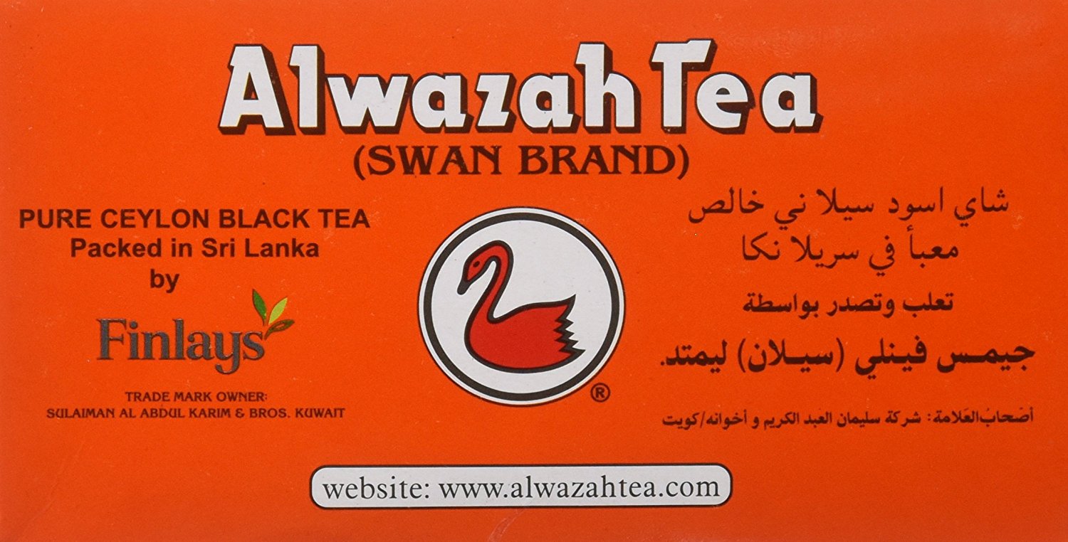 Alwazah Tea, 100% Pure Ceylon, 110-bags Pack of 2- Total of 220 Tea ...