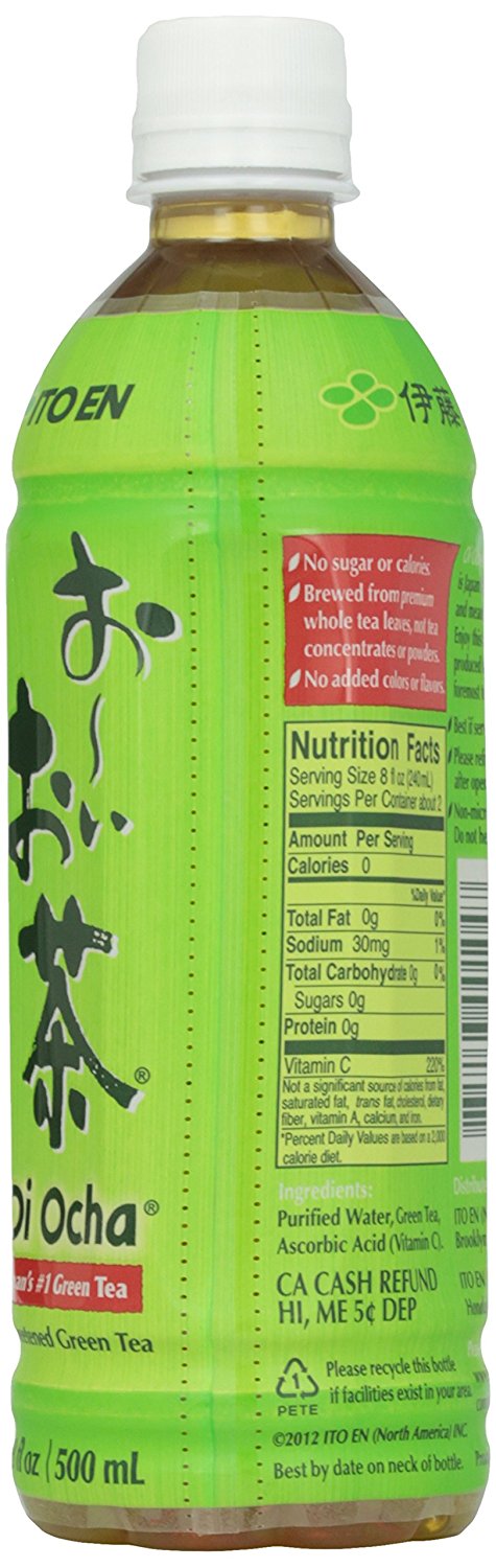 Tea's Tea Ocha Green Tea, 16.9 oz N4 free image download