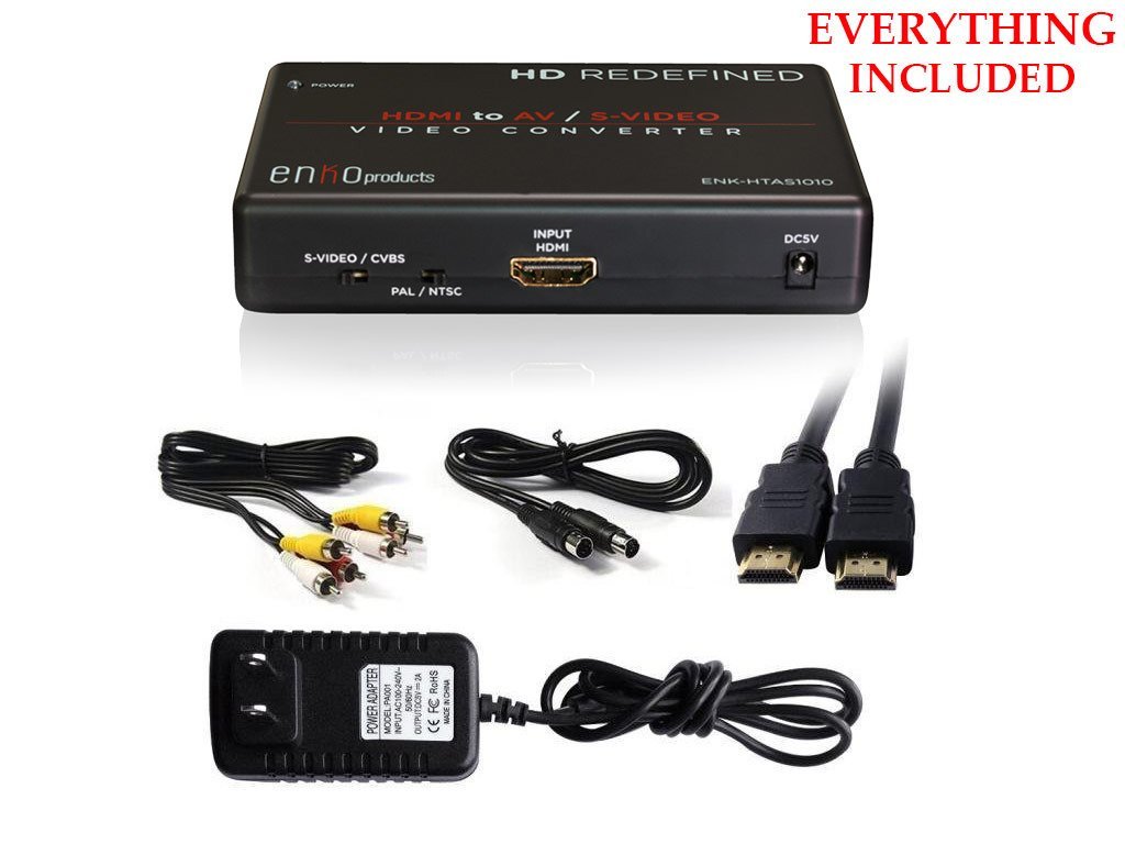 Mini Composite RCA CVBS AV To HDMI Converter (Input: AV; Output: HDMI ...