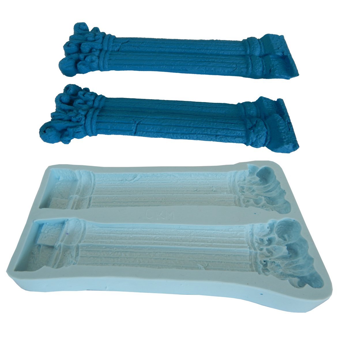 Silicone Molds Roman Column Cake Decorating Fondant Gompaste M4700 By ...