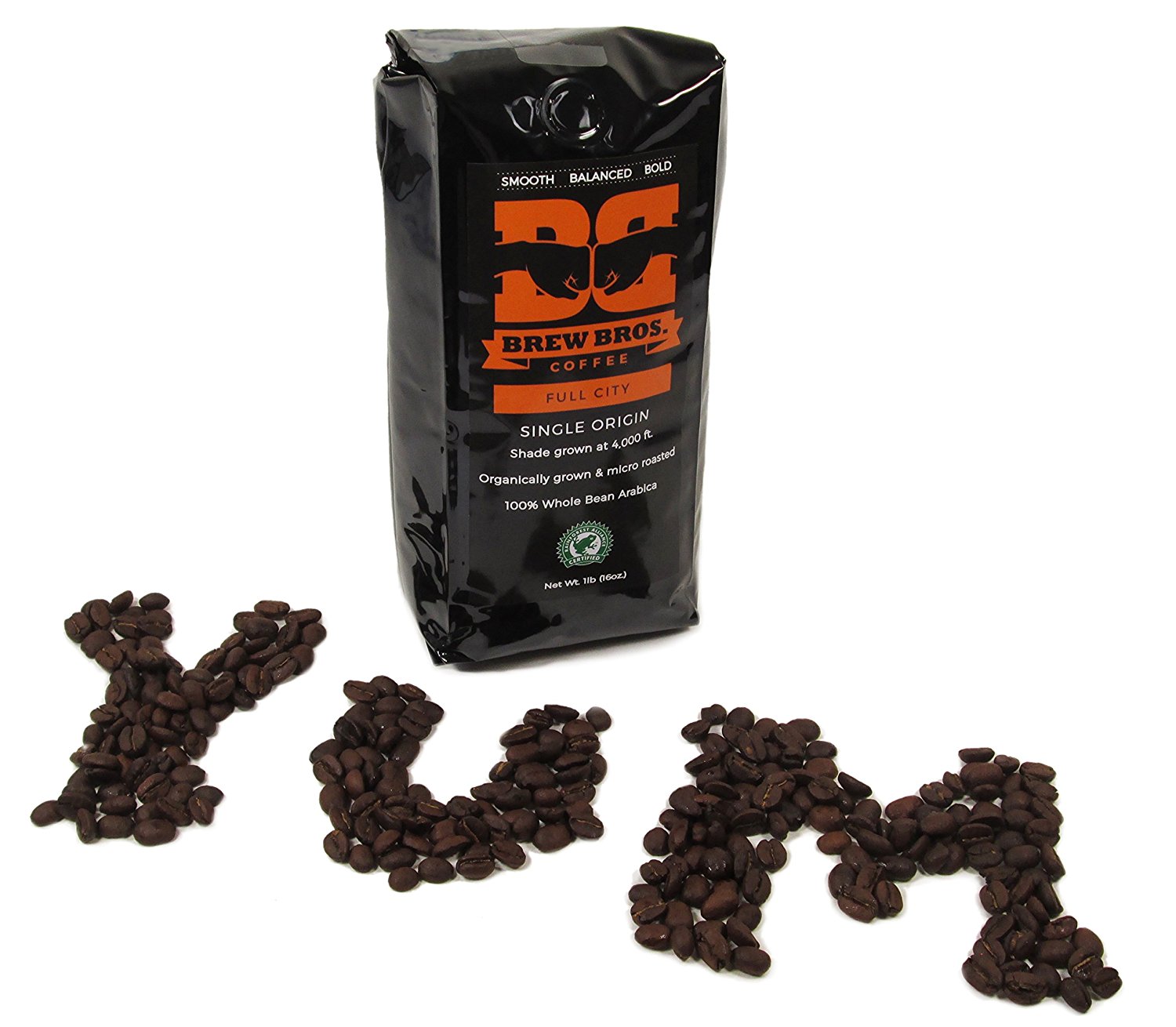 BrewBros. Whole Bean Arabica Gourmet Coffee Beans. Single Origin ...