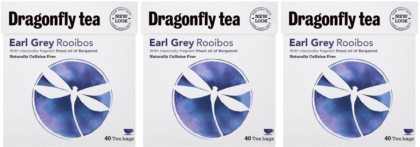 (2 Pack) - Dragonfly Tea - Earl Grey Rooibos Tea | 40 Bag | 2 PACK ...
