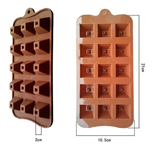 15-hole Pyramid Cake Moulds Silicone Soap Mold Bakeware free image download