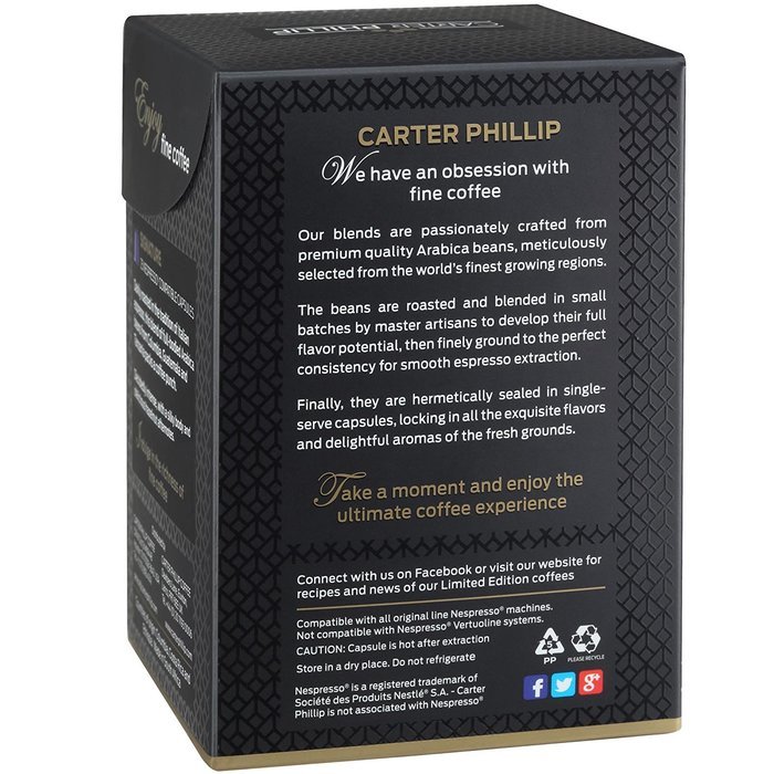 Nespresso Compatible Capsules – 25 Count – Premium Dark Roast Espresso ...