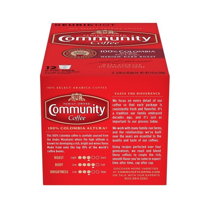 Community Coffee K-Cup Pods, Dark Roast, 12 Count (Pack of 3) N32 free ...