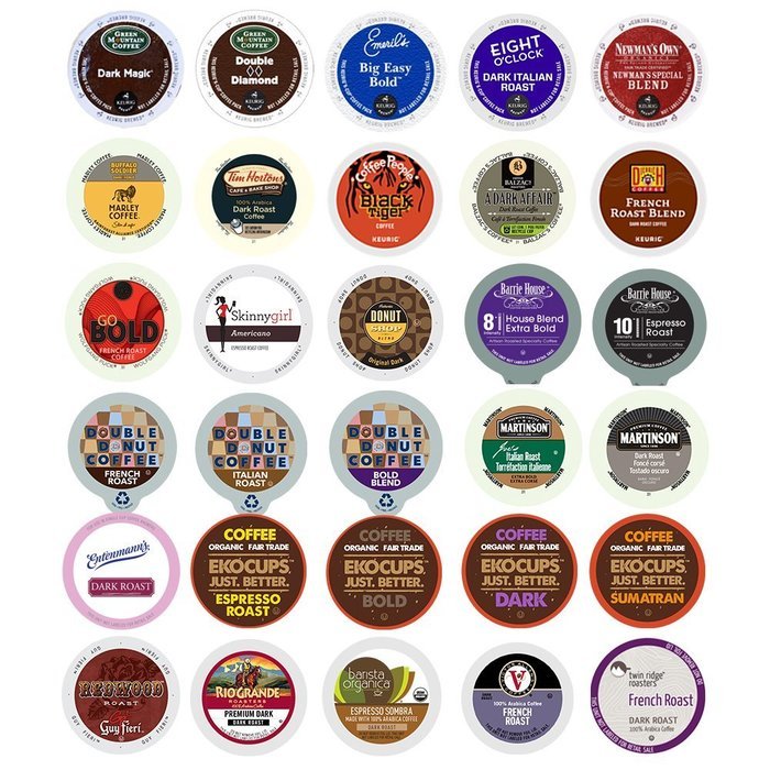 30-count Extra Bold & Dark Roast Coffee Single Serve Cups For Keurig K ...