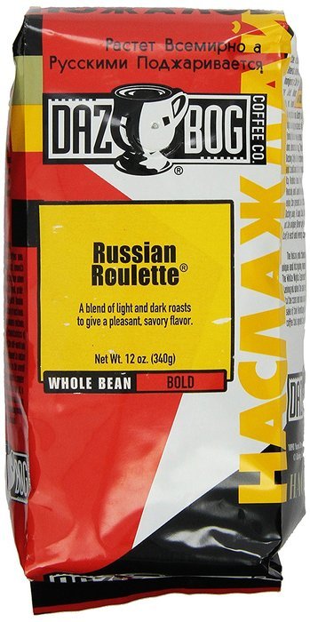 Dazbog Coffee, Russian Roulette Blend, 12 Ounce free image download