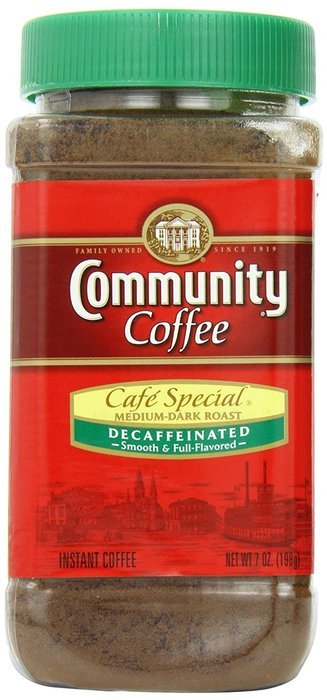 Community Coffee and Chicory Instant Coffee 7-Ounce Jars (Pack of 4 ...