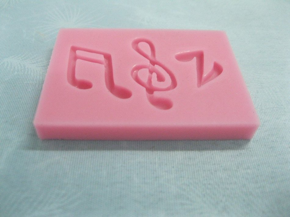 Anyana Chocolate Fondant Silicone Mold Musical Note Sugarcraft Cake ...