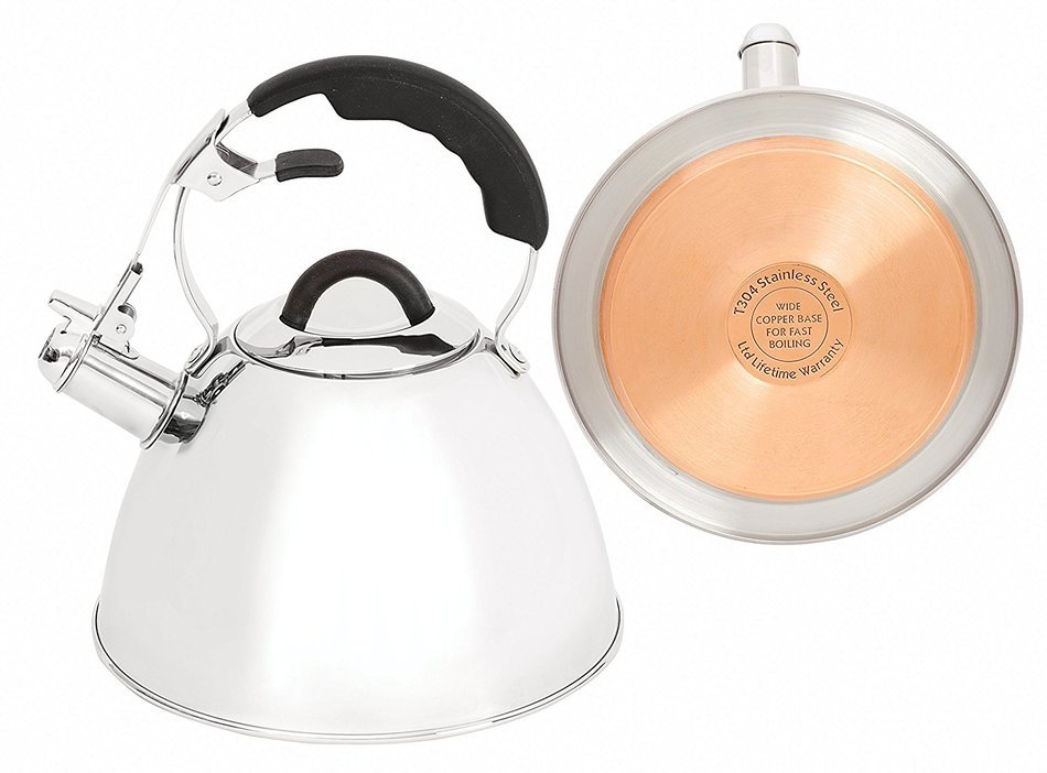 Chef's Secret KTTKC Surgical Stainless Steel Tea Kettle with Copper ...