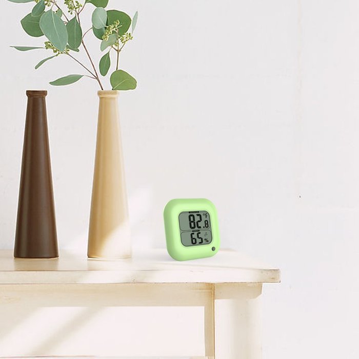 BALDR Square Thermometer and Hygrometer with Temperature Humidity ...