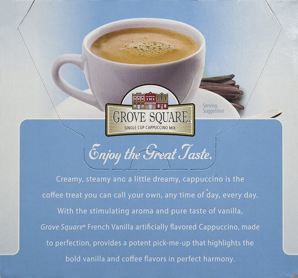 Grove Square Cappuccino, Single Serve Cup for Keurig K-Cup Brewers ...