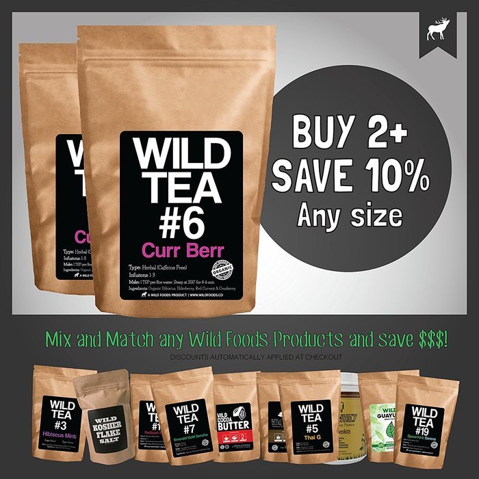 Organic Berry Loose Leaf Tea, Wild Tea #6, Herbal Tea With Hibiscus ...