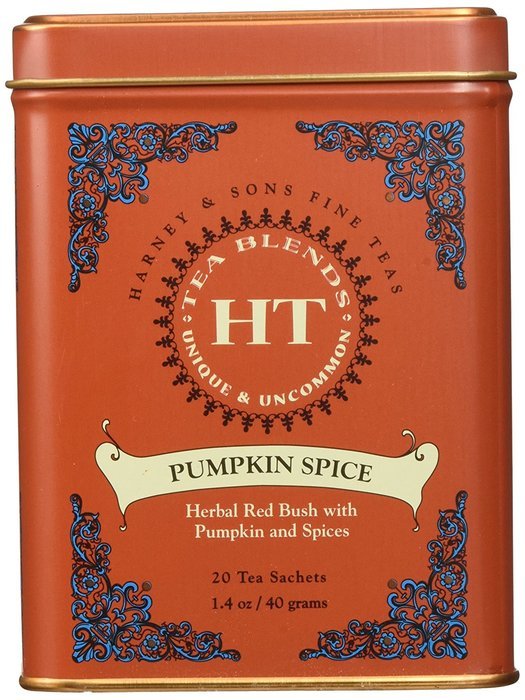 Harney & Sons Pumpkin Spice Rooibos Tea 20 ct Sachet Tin free image ...