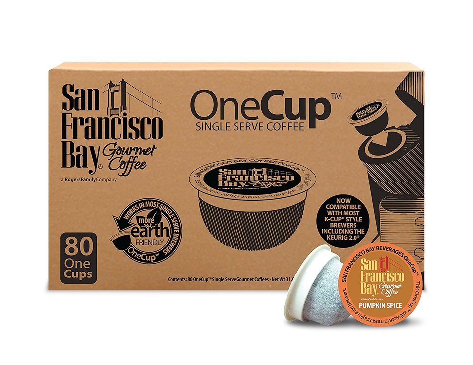 San Francisco Bay OneCup, Espresso Roast, 80 Single Serve Coffees N2 ...