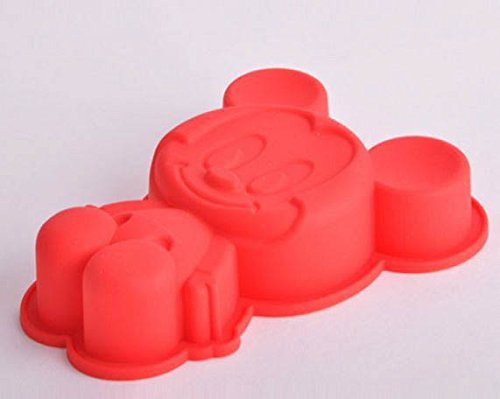 Cartoon Mouse Shape Silicone Cake Mold Temperature Oven Bakeware Pastry ...