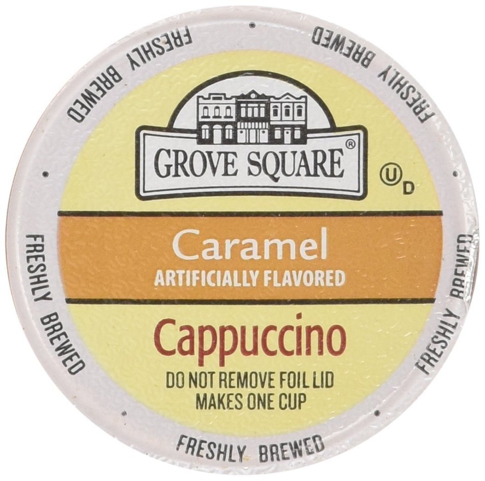 Grove Square Single Serve Caramel Cappucino Single serve cup 24 Ct for ...