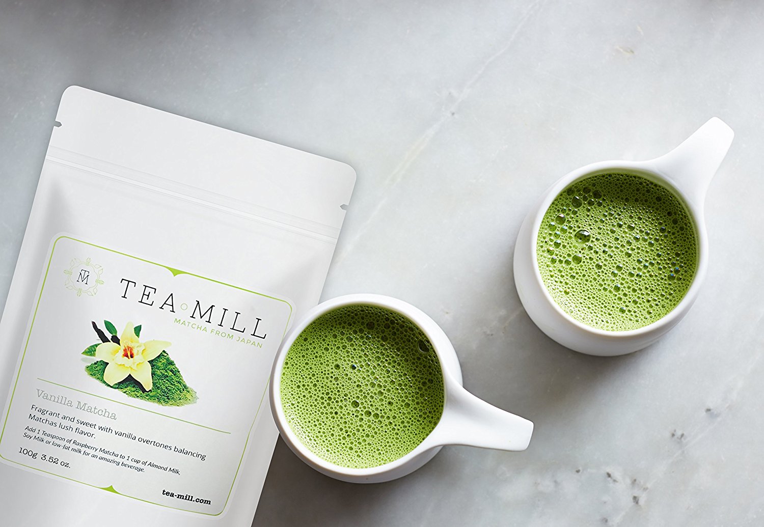 Tea-Mill Matcha Organic Japanese Green Tea Powder (100% USDA and JAS ...