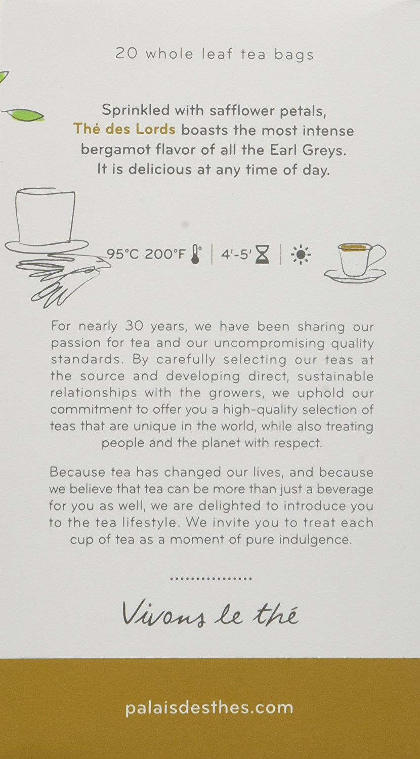 Palais des Thés, Signature Tea Blends Collection, The des Lords (Black ...