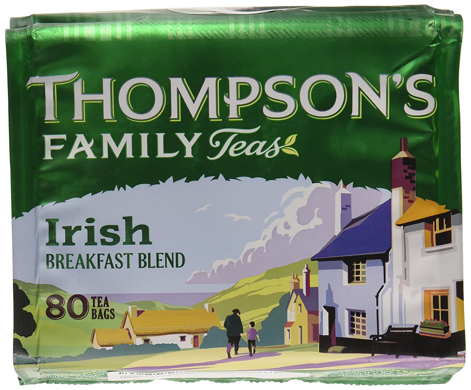 Thompson's Punjana Irish Breakfast 80 teabags (8.82oz) x 1 pack free ...