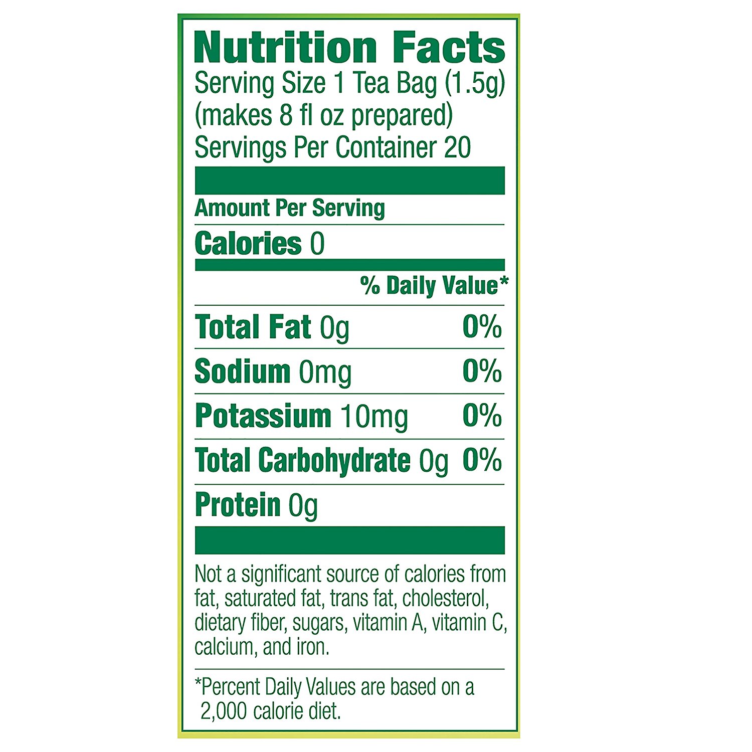 Lipton Green Tea, 100 Percent Natural 100 ct N114 free image download