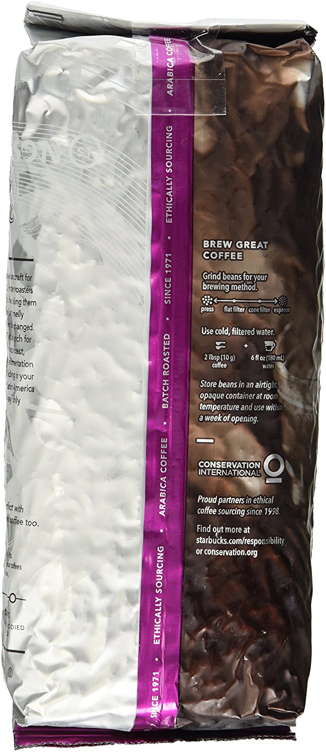 Starbucks Decaf Espresso Roast, Whole Bean Coffee (1lb) N2 free image ...