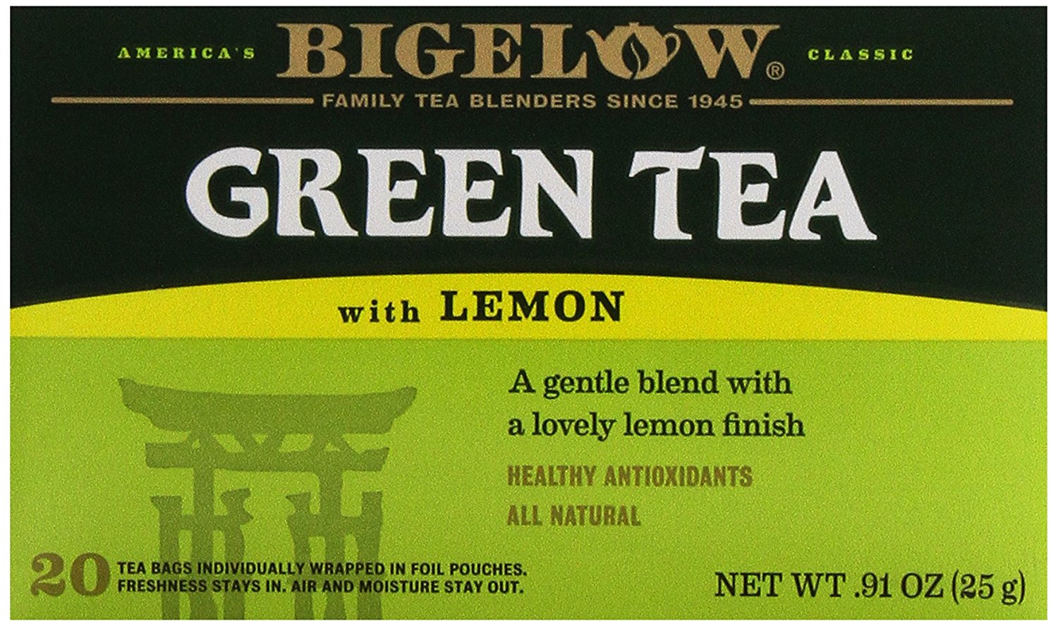 Bigelow Green Tea w/ Lemon Tea Bags - 20 ct free image download