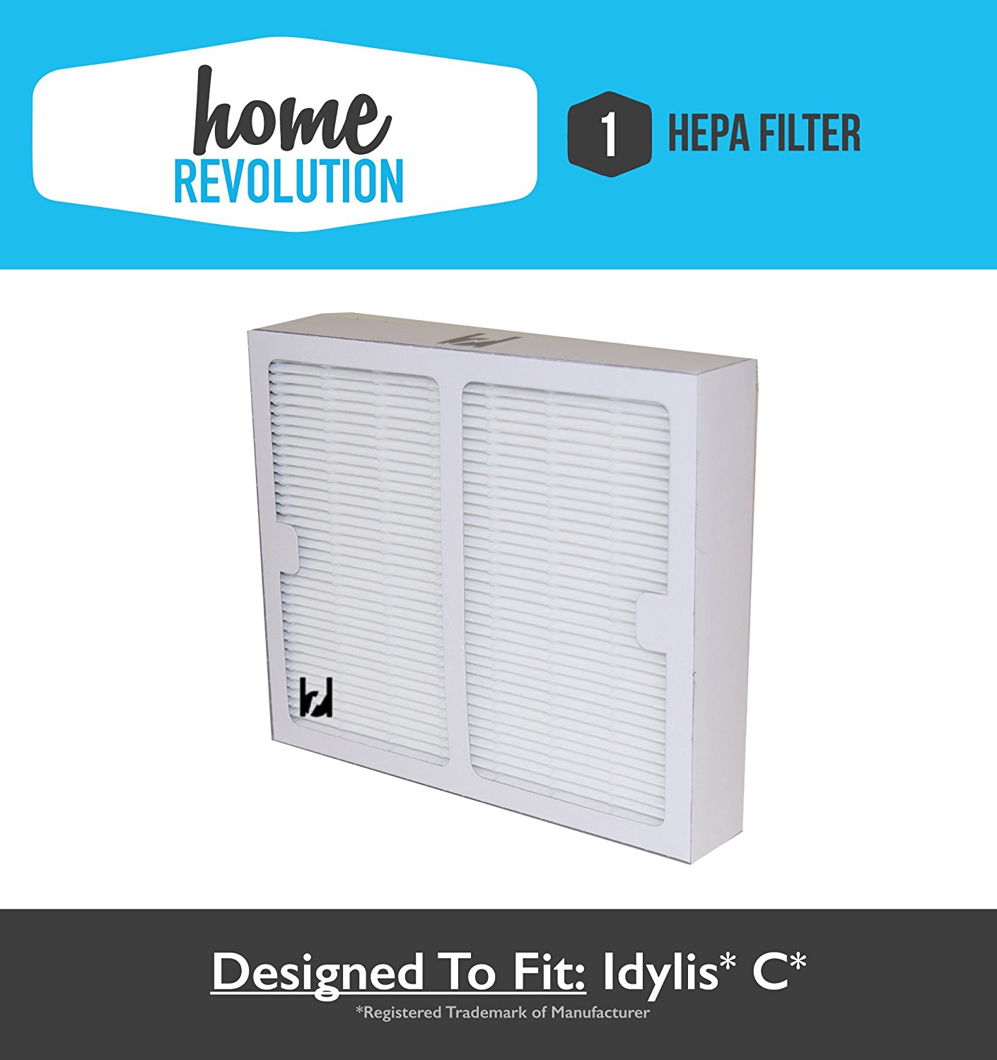 Idylis B Hepa Home Revolution Brand Air Purifier Filter; Replacement ...