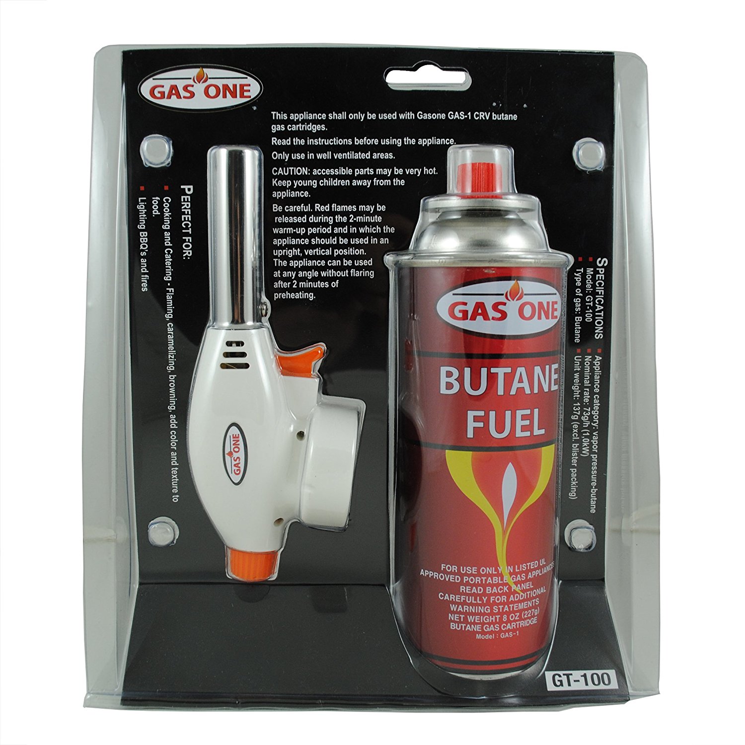 Gas One Culinary Torch for Home Cooking and Professional Use Including ...