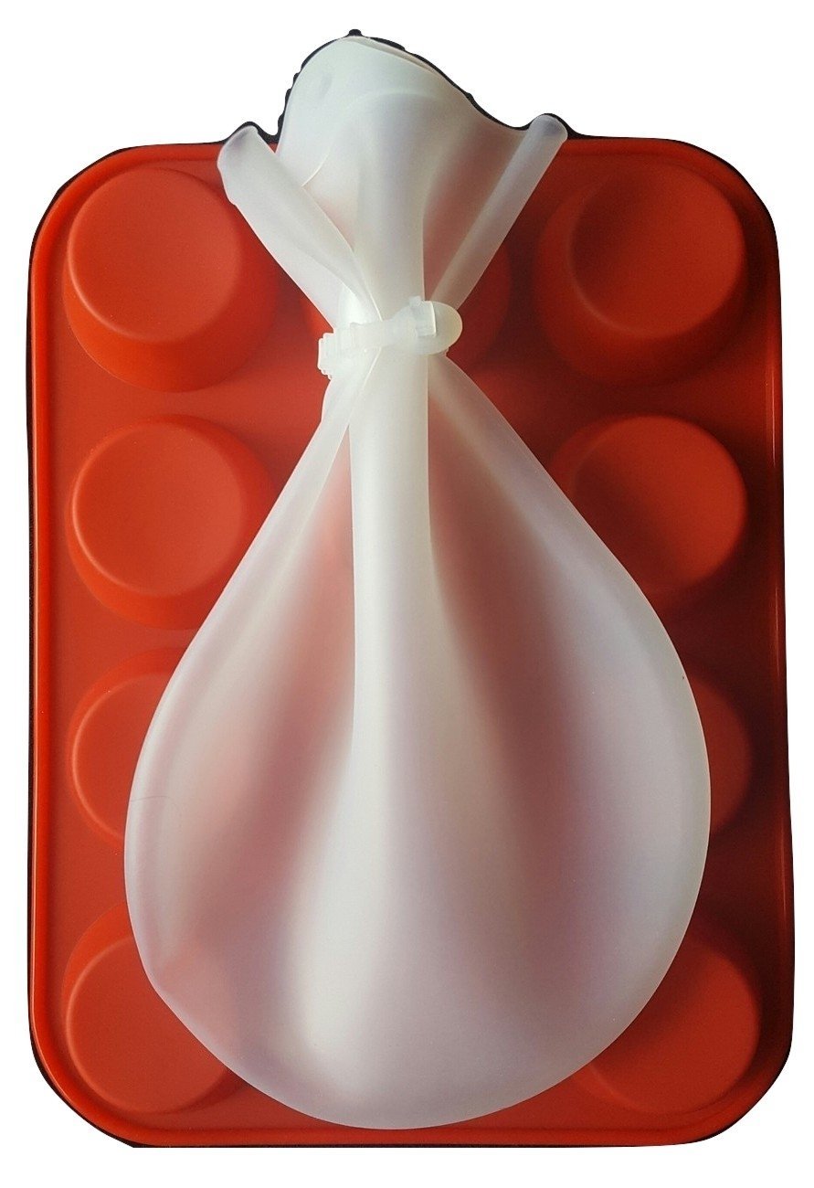 Unique Combination Kit for easy Mixing and Baking: Mini Silicone Muffin ...