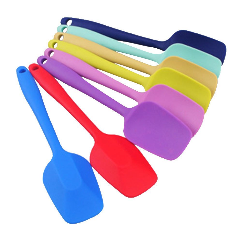 BleuMoo Silicone Spoon Utensil Heat Resistant Non-Scratch Spatula ...