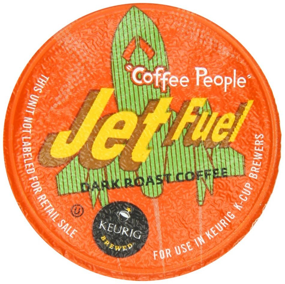 Coffee People Dark Roast, Jet Fuel, K-Cup Portion Pack for Keurig ...