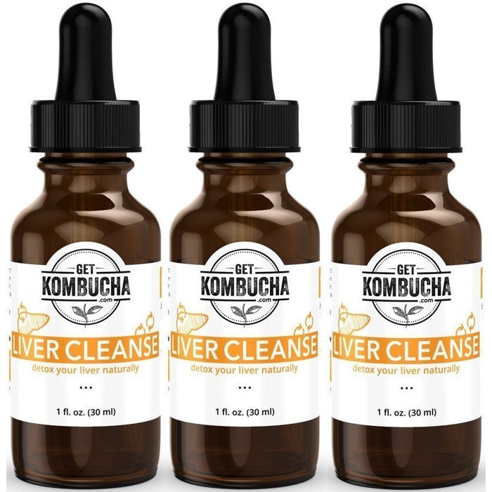 Kombucha Liver Cleanse Tea Liquid Tonic - Liver Detox Cleansing Herbs ...