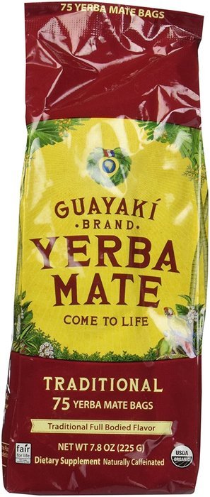 Guayaki Traditional Yerba Mate 75 Tea Bags 7 8oz Pack Of 2 Free