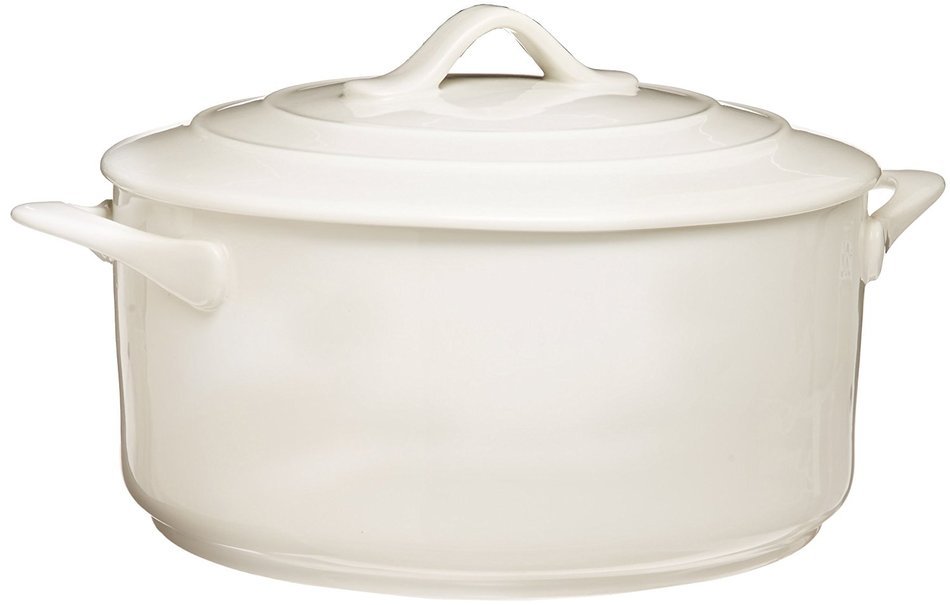 Maxwell and Williams Basics Oven Chef Round Casserole, 119-Ounce, White ...