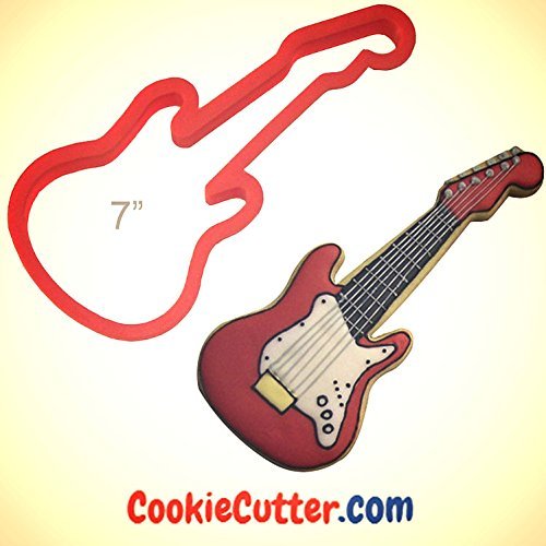 Electric Guitar Cookie Cutter 7 in free image download