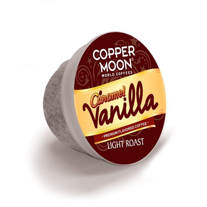 Copper Moon Coffee Caramel Vanilla, Single Cups, 12 Count for Keurig K ...