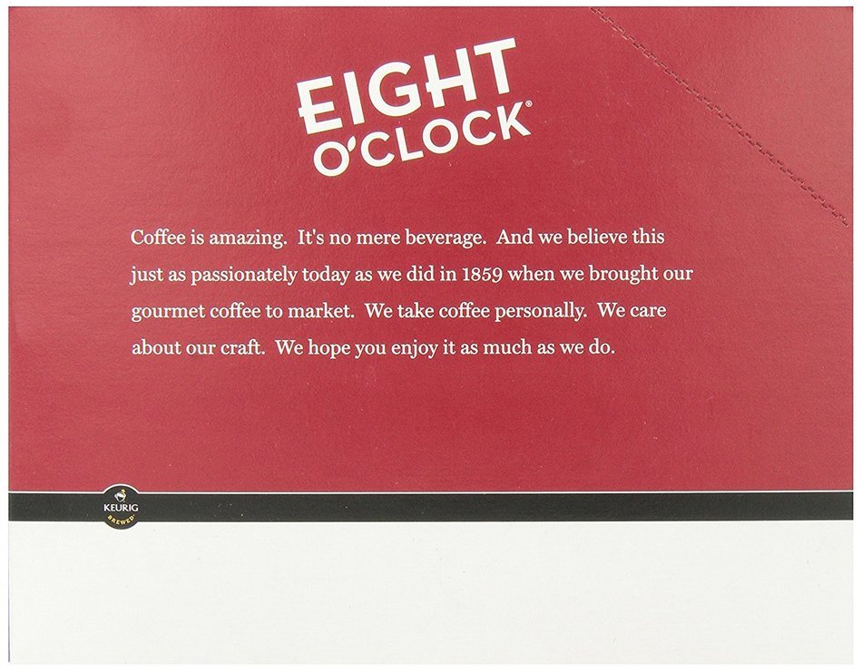 Eight O'Clock Coffee Dark Italian Roast K-Cups, 24-Count (Pack of 2 ...