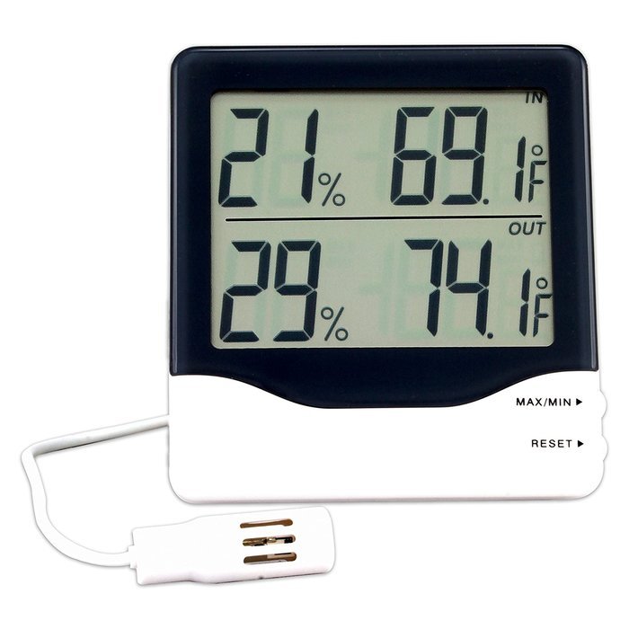 La Crosse Technology 30.5013 Digital Thermo-Hygrometer with Wired probe ...
