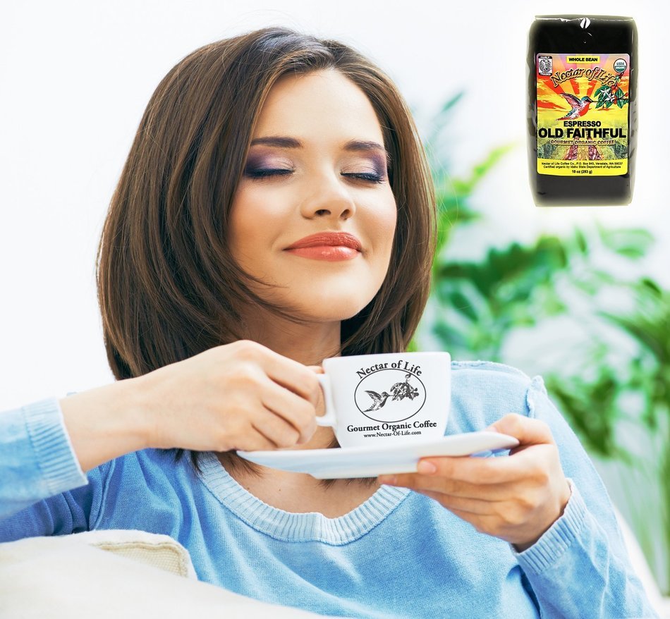 Old Faithful Espresso Medium Dark Full-City Roast, From Nectar of Life ...