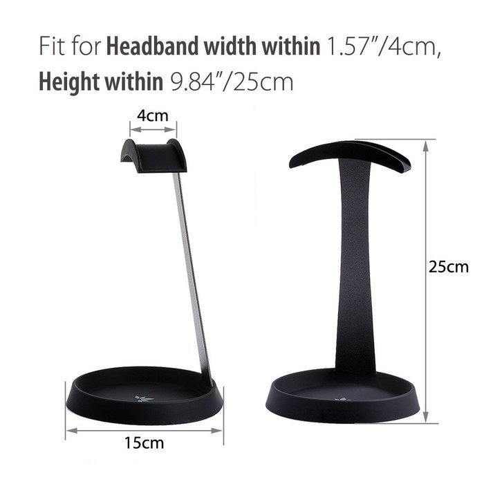 Avantree Solid Steel Headphone Stand Holder, Desk Headset Stand Hanger ...