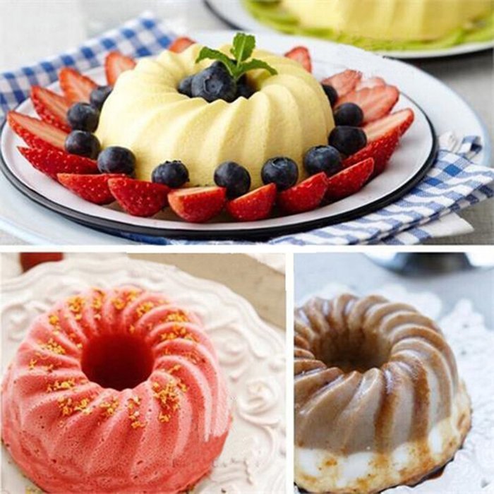 Beauty Clubs Bakeware Tray Mould Tool Swirl Bundt Ring Cake Bread ...