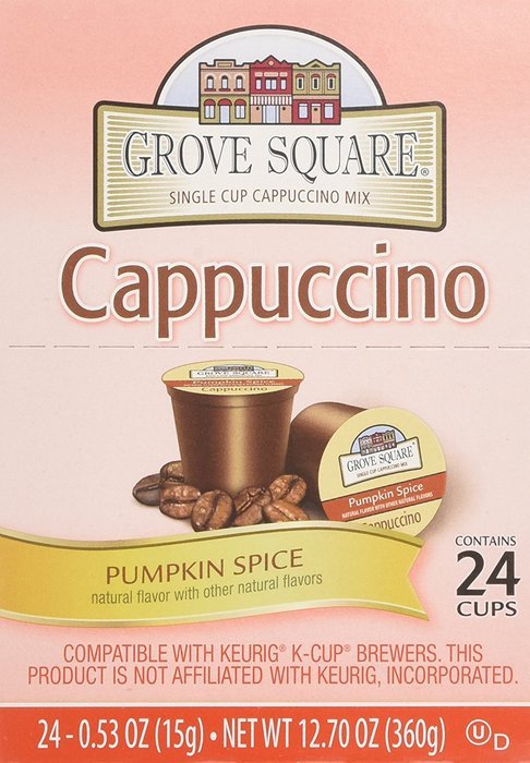 Grove Square Pumpkin Spice Cappuccino K-Cups (48 Count) N7 free image ...