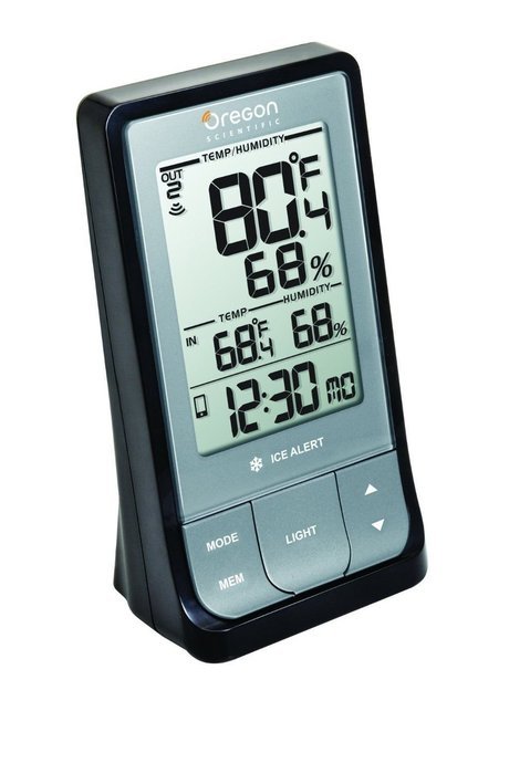Oregon Scientific Thermo-Hygro Monitor with Ice Alert, Bluetooth for ...