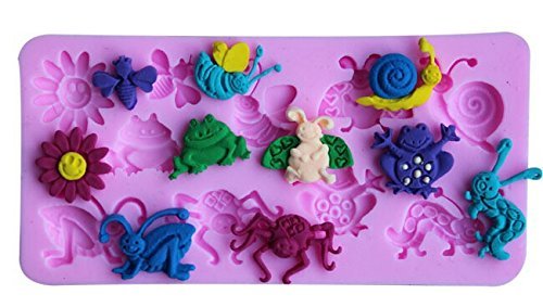 HSE Cute Animals Silicone Mold Cake Decorating Pastry Tools Candy ...