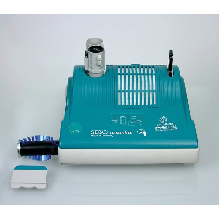 SEBO 9591AT Essential G1 Upright Vacuum with 12-Inch Power Head, Light ...