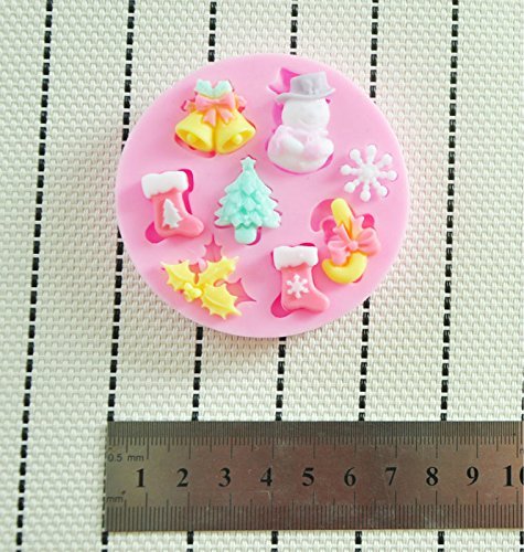 1pcs ,Christmas Silicone Mold,fondant Cake Decorating Tools,forma De ...