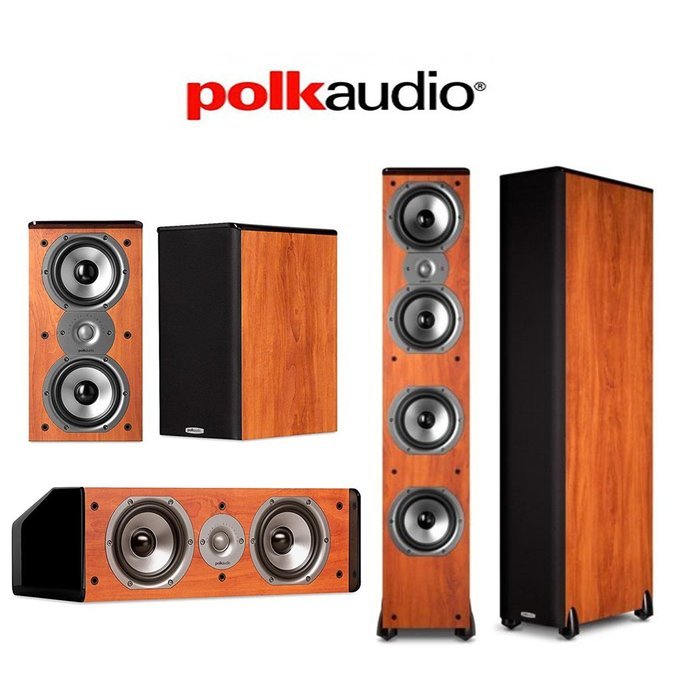Polk Audio TSi500 5.0 Home Theater Speaker Package (2) TSi500 + (2 ...